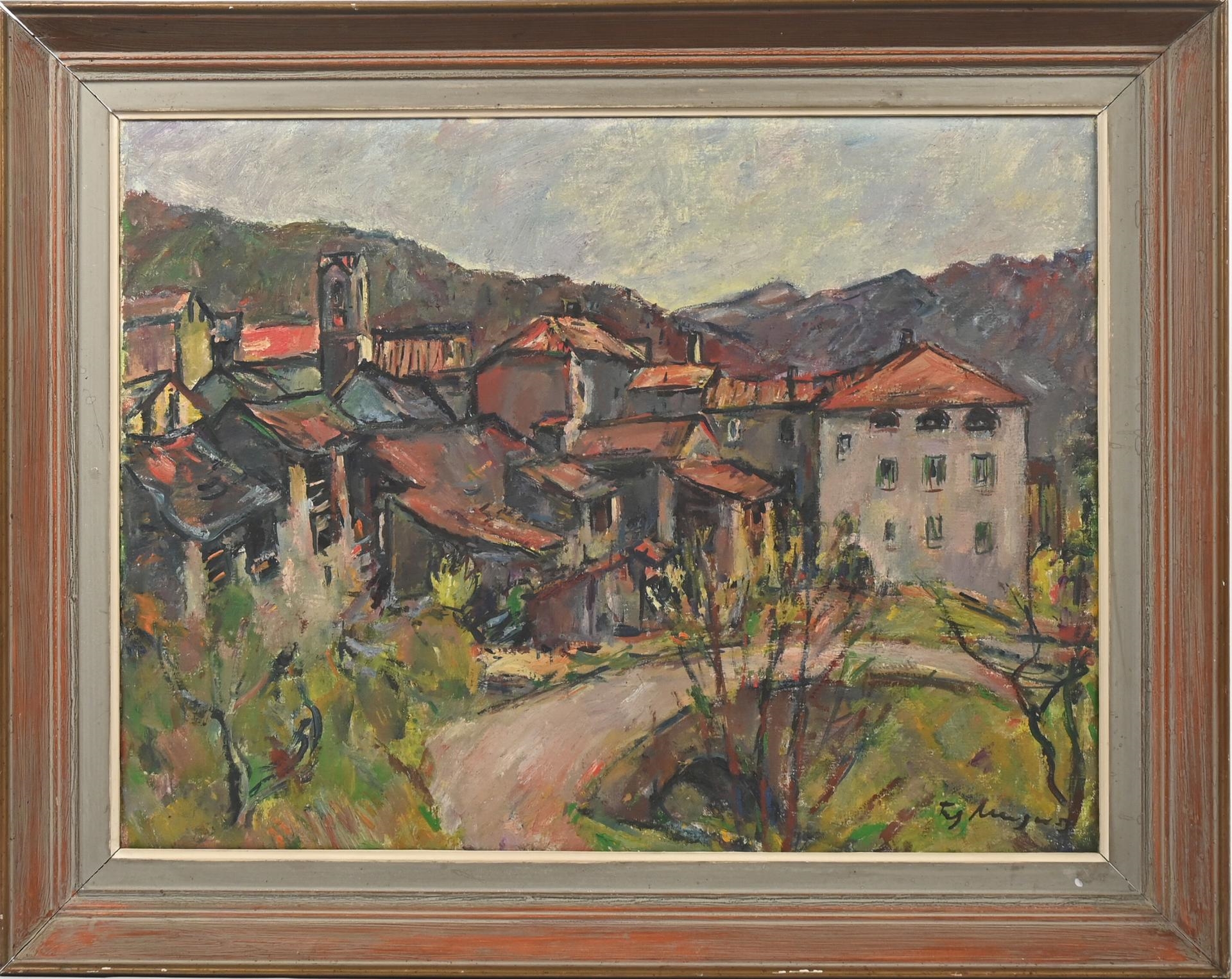 Antoon Kruysen | LE VILLAGE AUX TOITS ROUGES | MutualArt