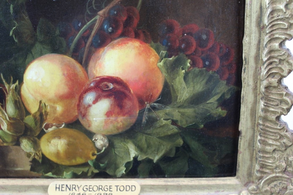 Henry George Todd | Still life of fruit and hops | MutualArt