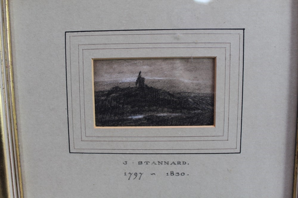 Joseph Stannard | Windmill in landscape and a wherry on the river ...