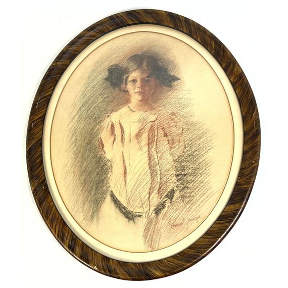 Edward S. Annison | EDWARD S ANNISON Pastel Charcoal Portrait Drawing ...