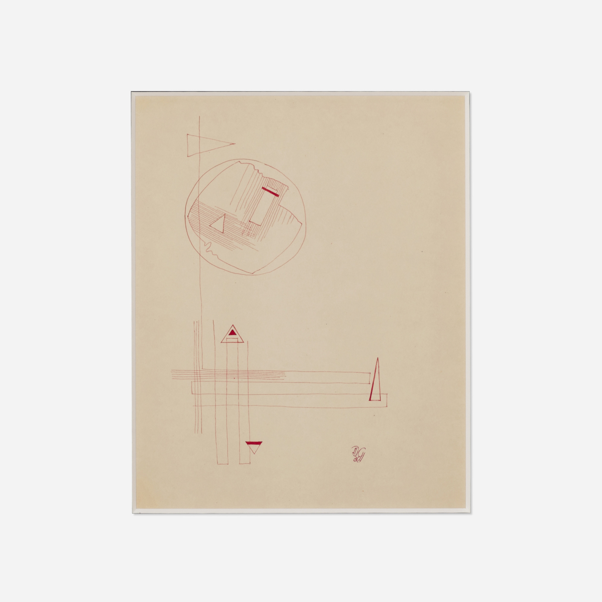 Dwinell Grant | Sphere and Triangles (1936) | MutualArt