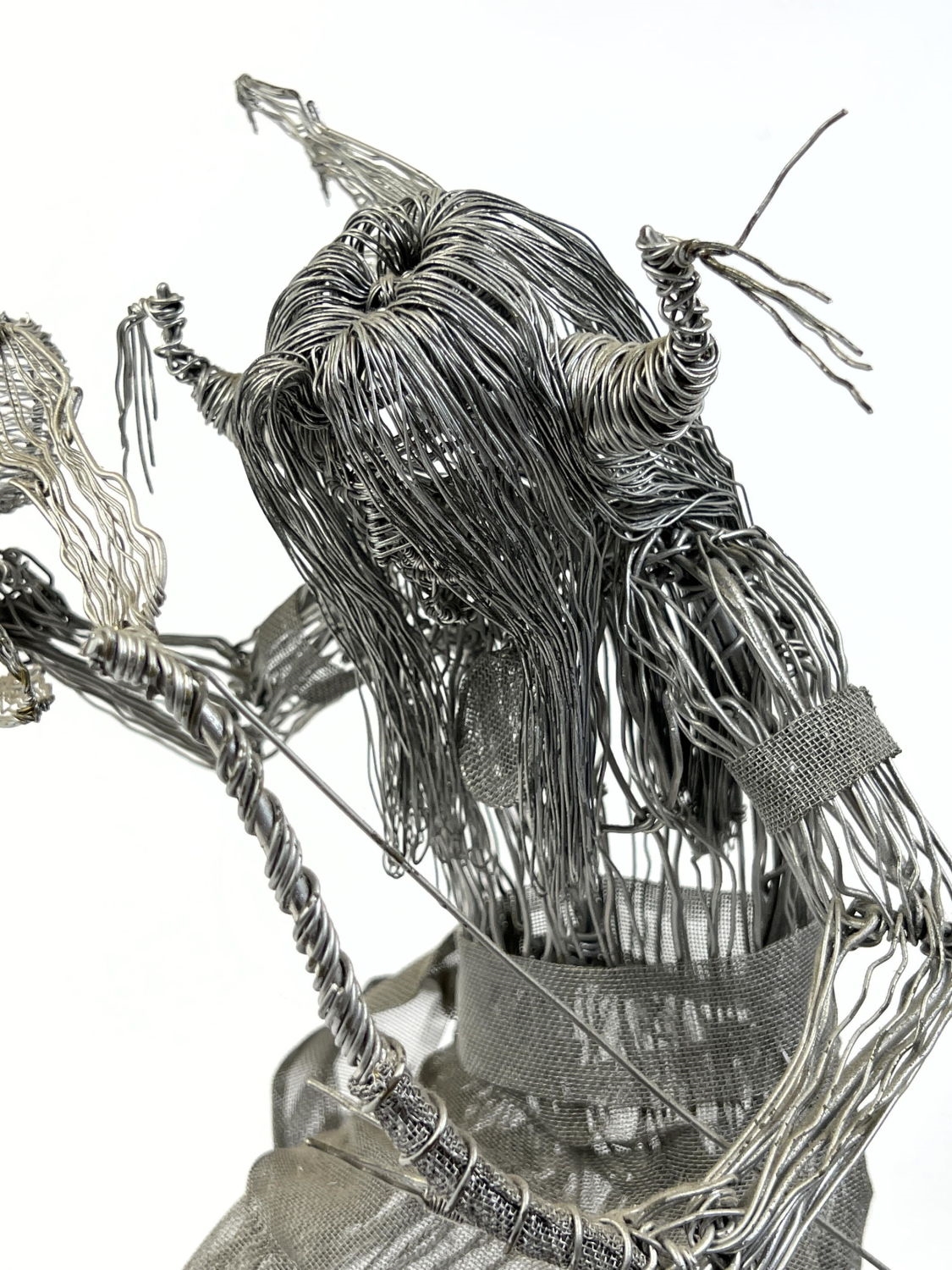 Lui Escoto | LUI ESCOTO Wire Sculpture of Native American Ceremonial ...