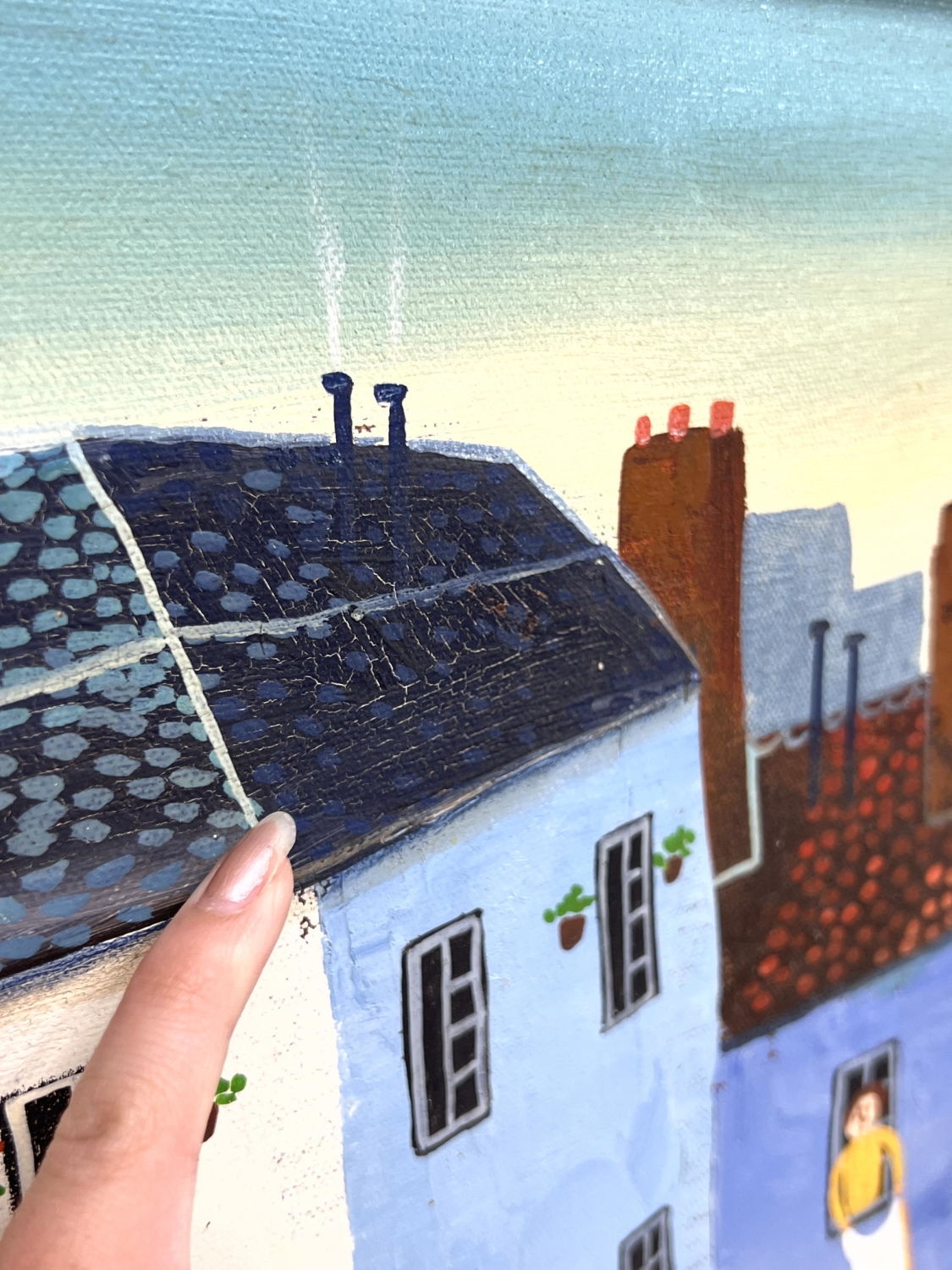 Kevin Stocker | KEVIN STOCKER Town Center Scene Painting. Ice Cream ...