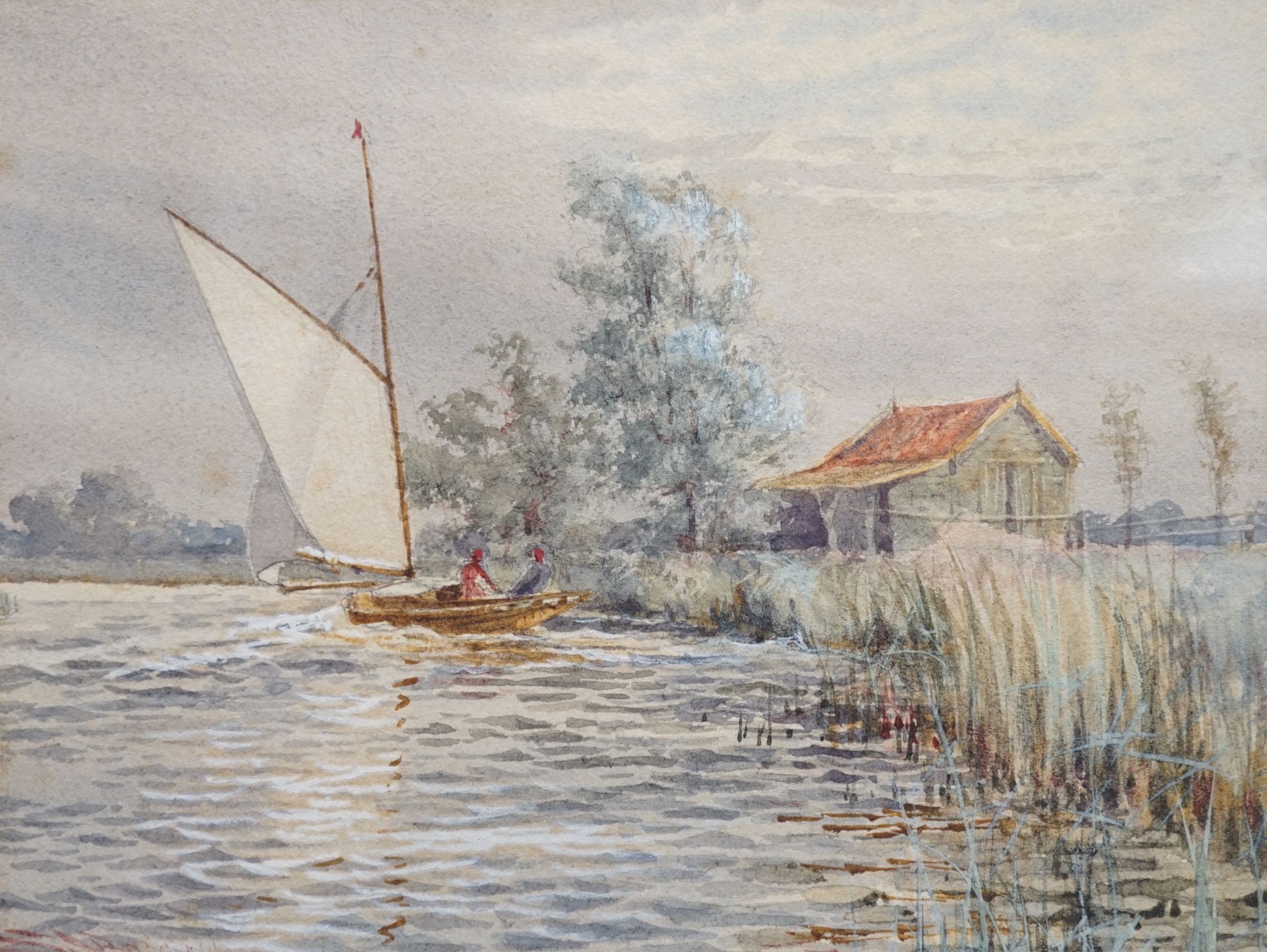 Stephen John Batchelder | Kendal Dyke, River Thurne (1908) | MutualArt
