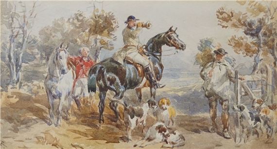 Fredrick Taylor | Huntsman and hounds | MutualArt