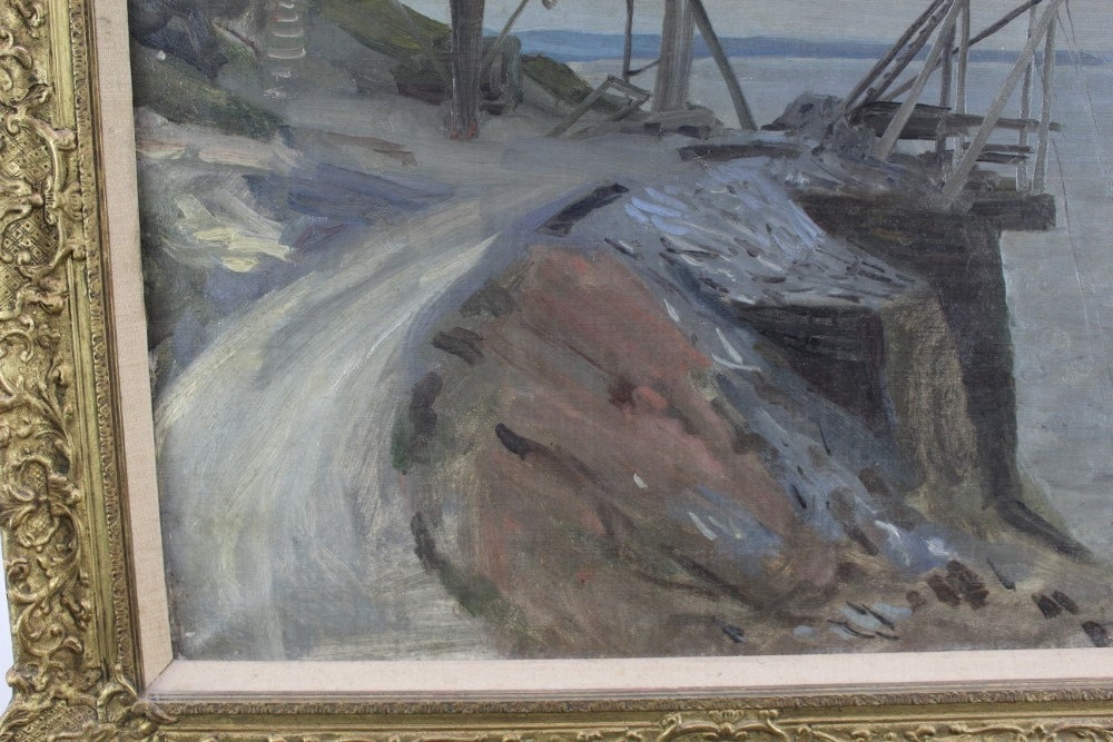 Frank Owen Salisbury | A Cornish slate quarry | MutualArt