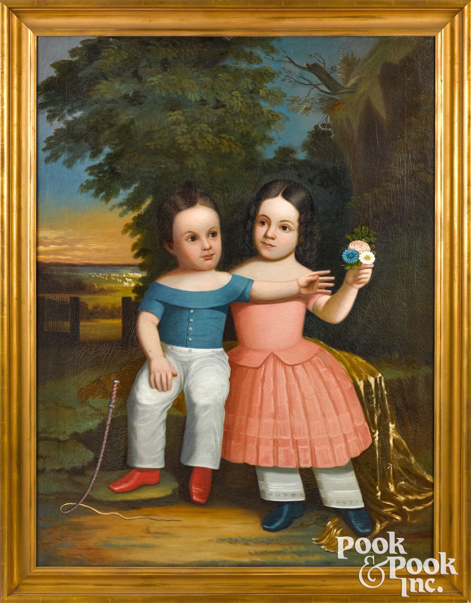 Arthur Armstrong | Portrait of a young boy and girl of the Lichtey ...