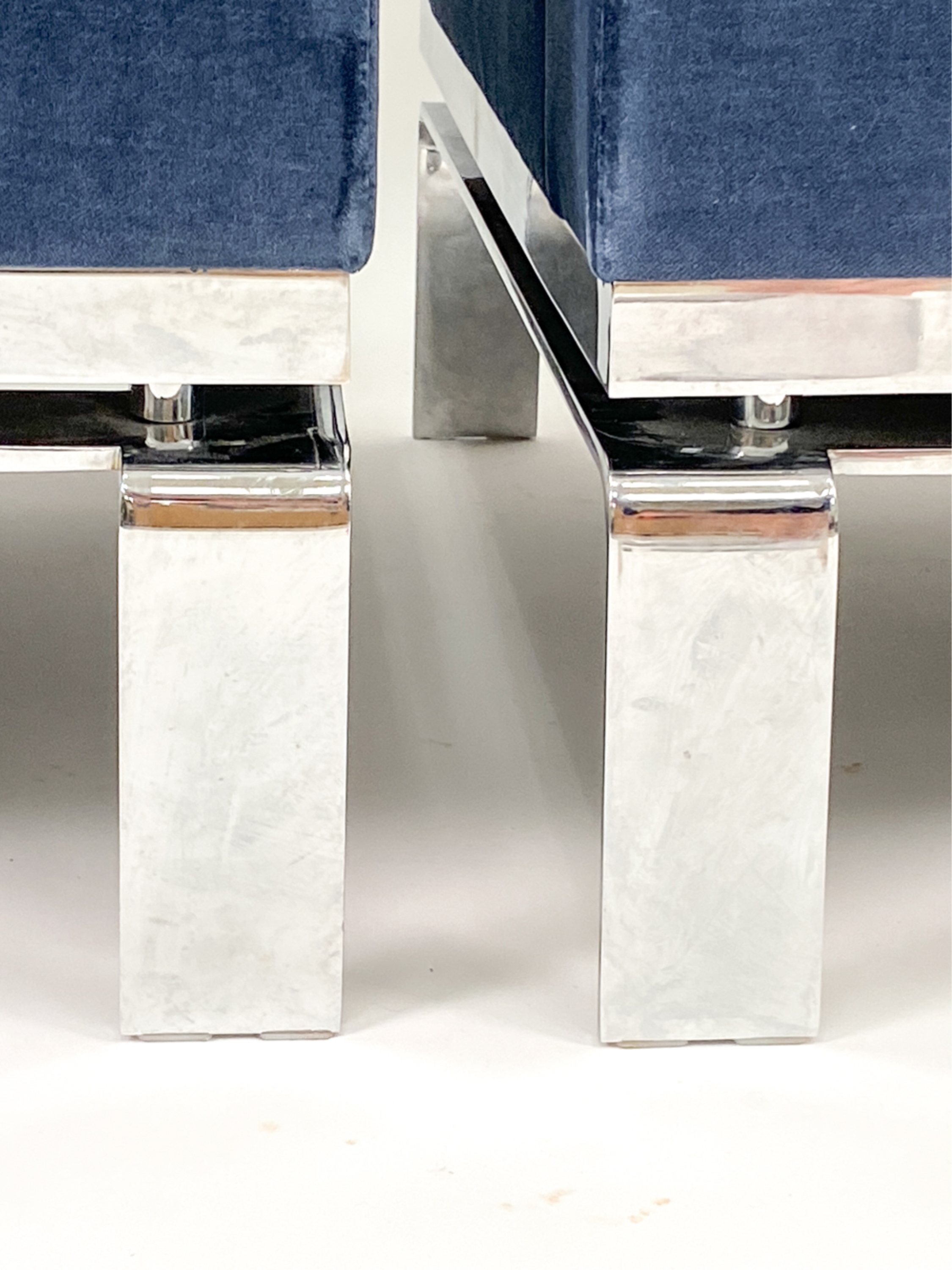 Milo Baughman | CUBE CLUB CHAIRS | MutualArt