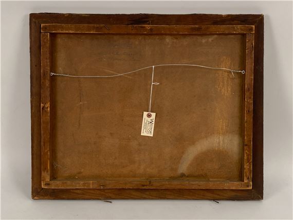 Augustus Smith Daggy | Impressionist oil on board of a cat | MutualArt