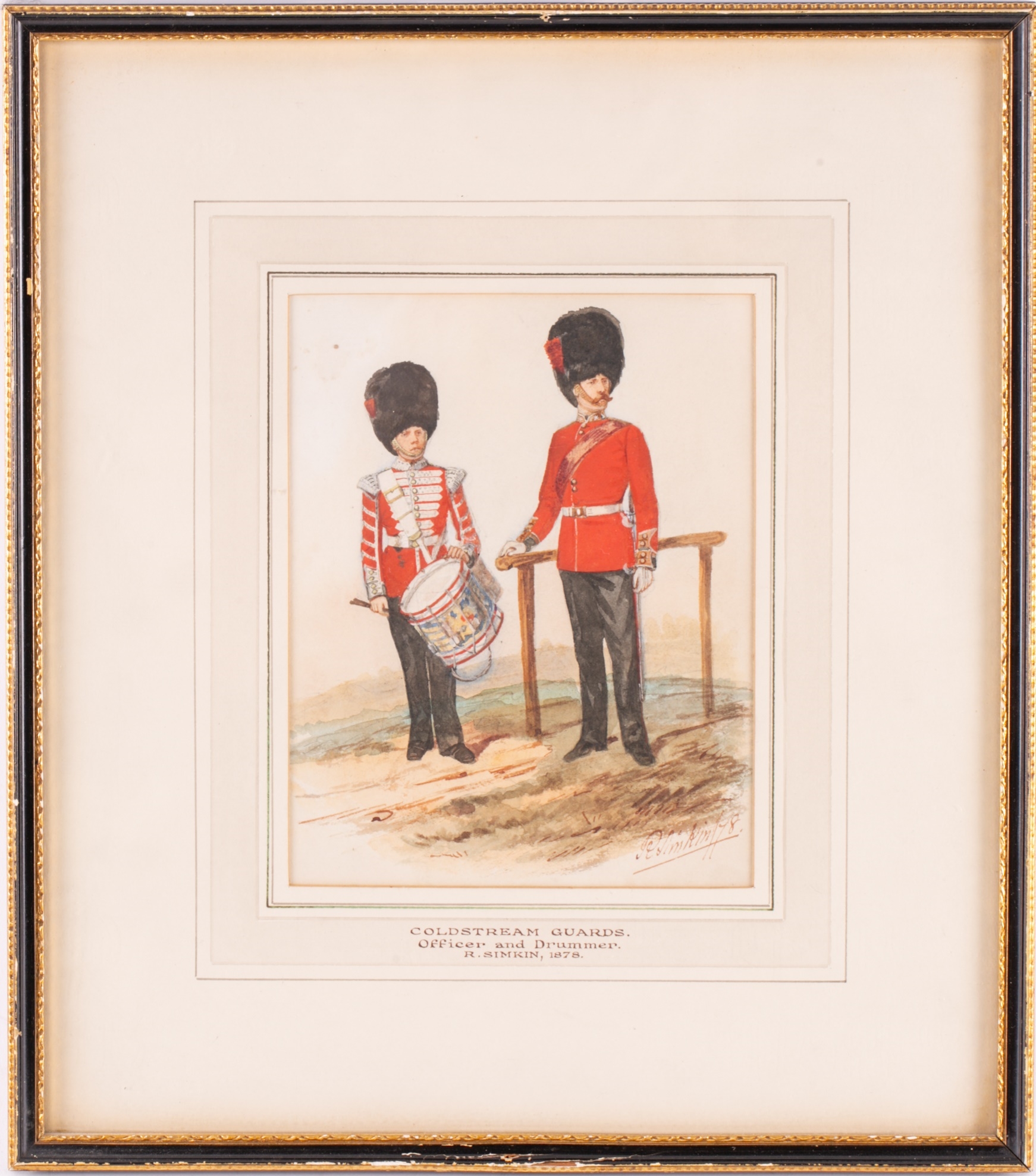 Richard Simkin | Coldstream Guards (1878) | MutualArt