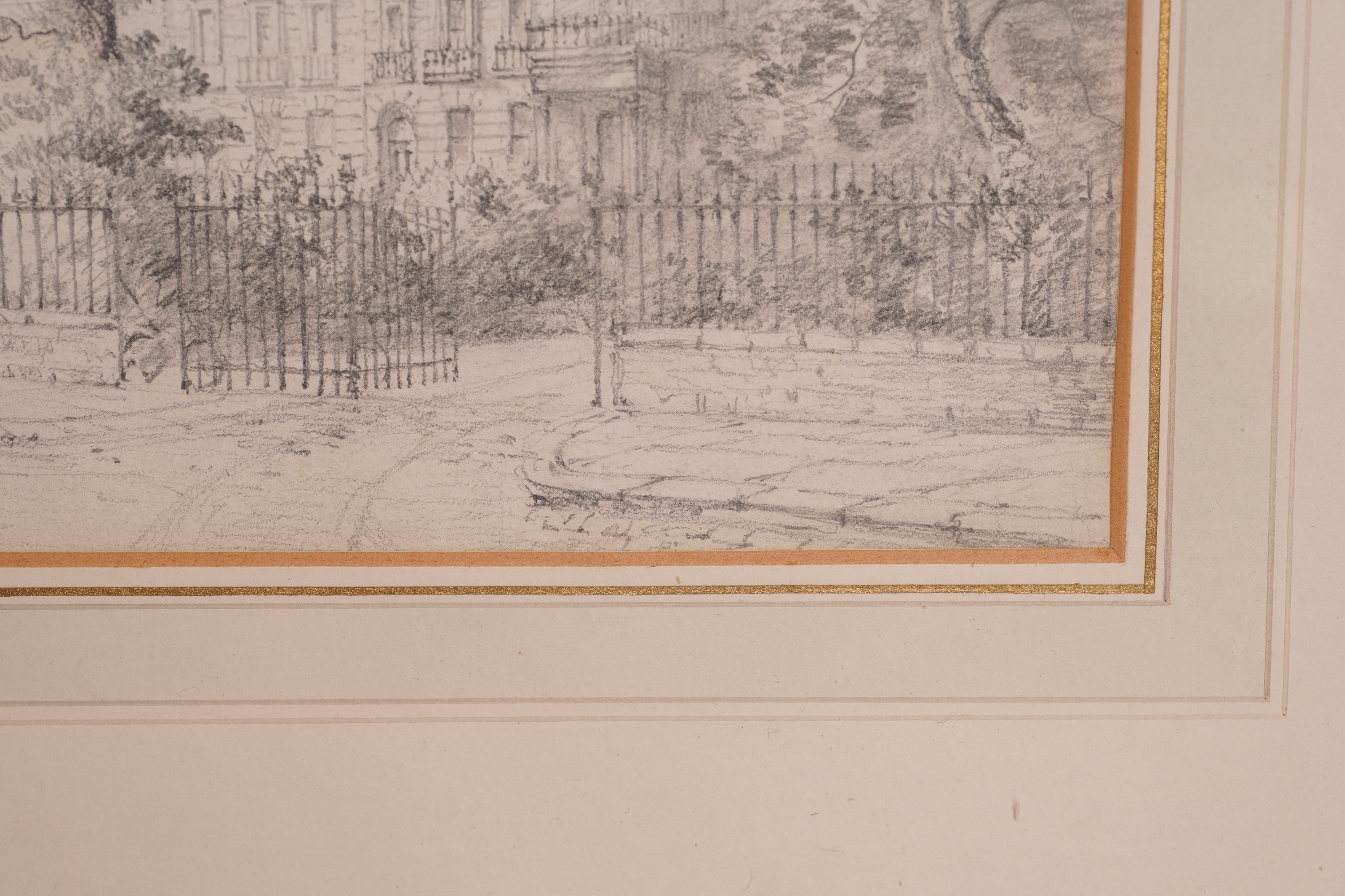 John Constable | ‘A London Terrace with Trees and Figures | MutualArt