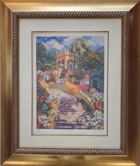 Julian Askins | Julian Askins Spanish Steps Hand Signed | MutualArt