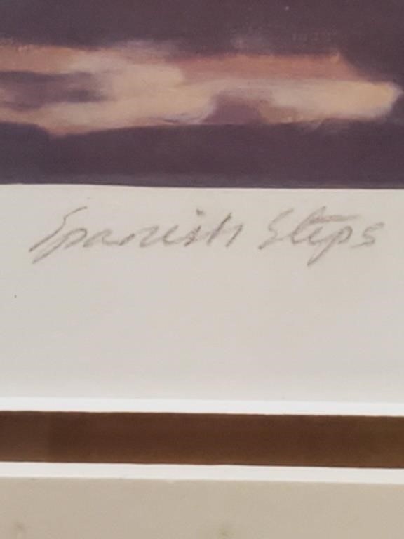 Julian Askins | Julian Askins Spanish Steps Hand Signed | MutualArt