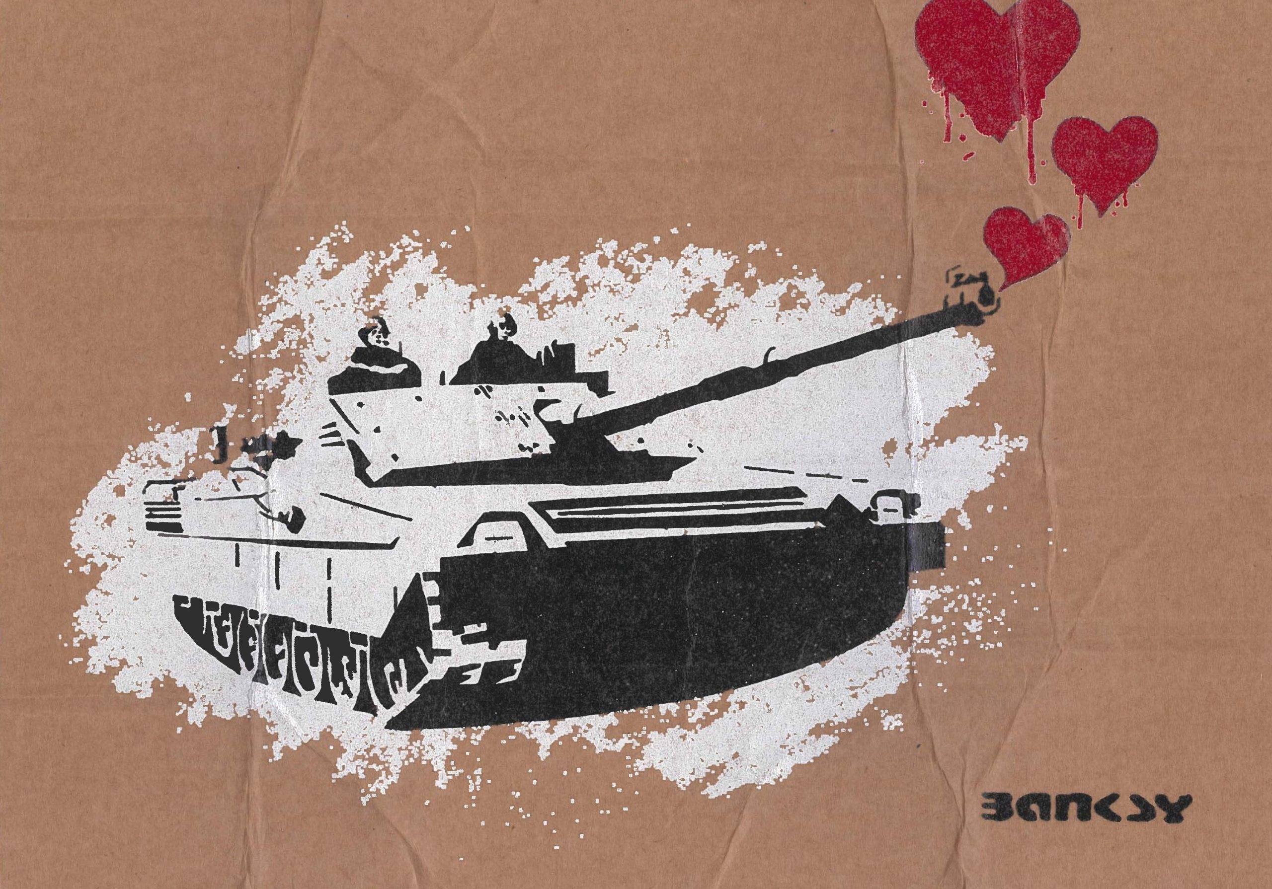 Banksy | Tanque del Amor | MutualArt