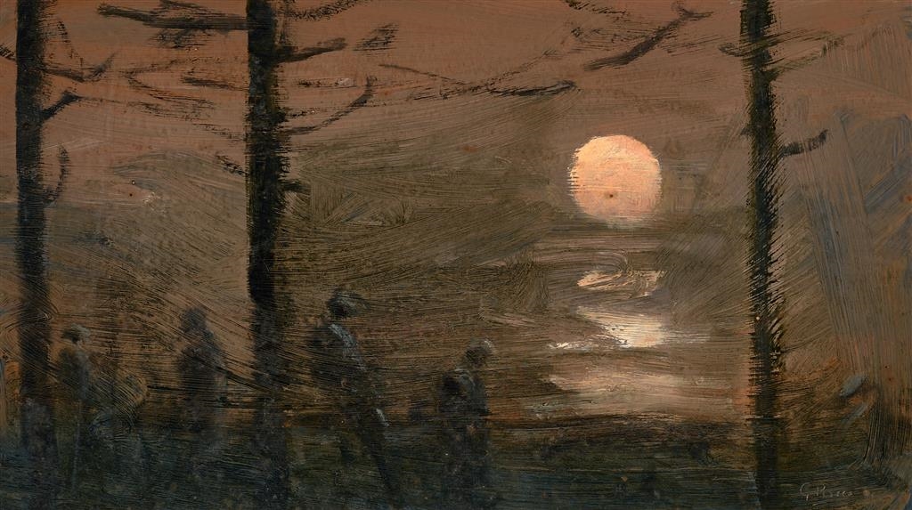 Glen Preece | Figures Dancing under the Moonlight | MutualArt