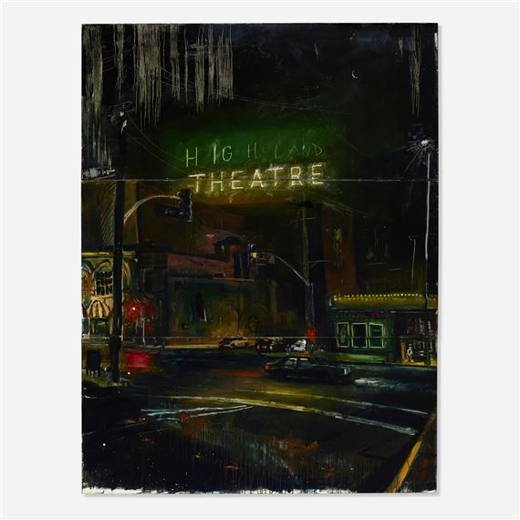 Nathan Zeidman | Highland Theater (triptych) (2014) | MutualArt