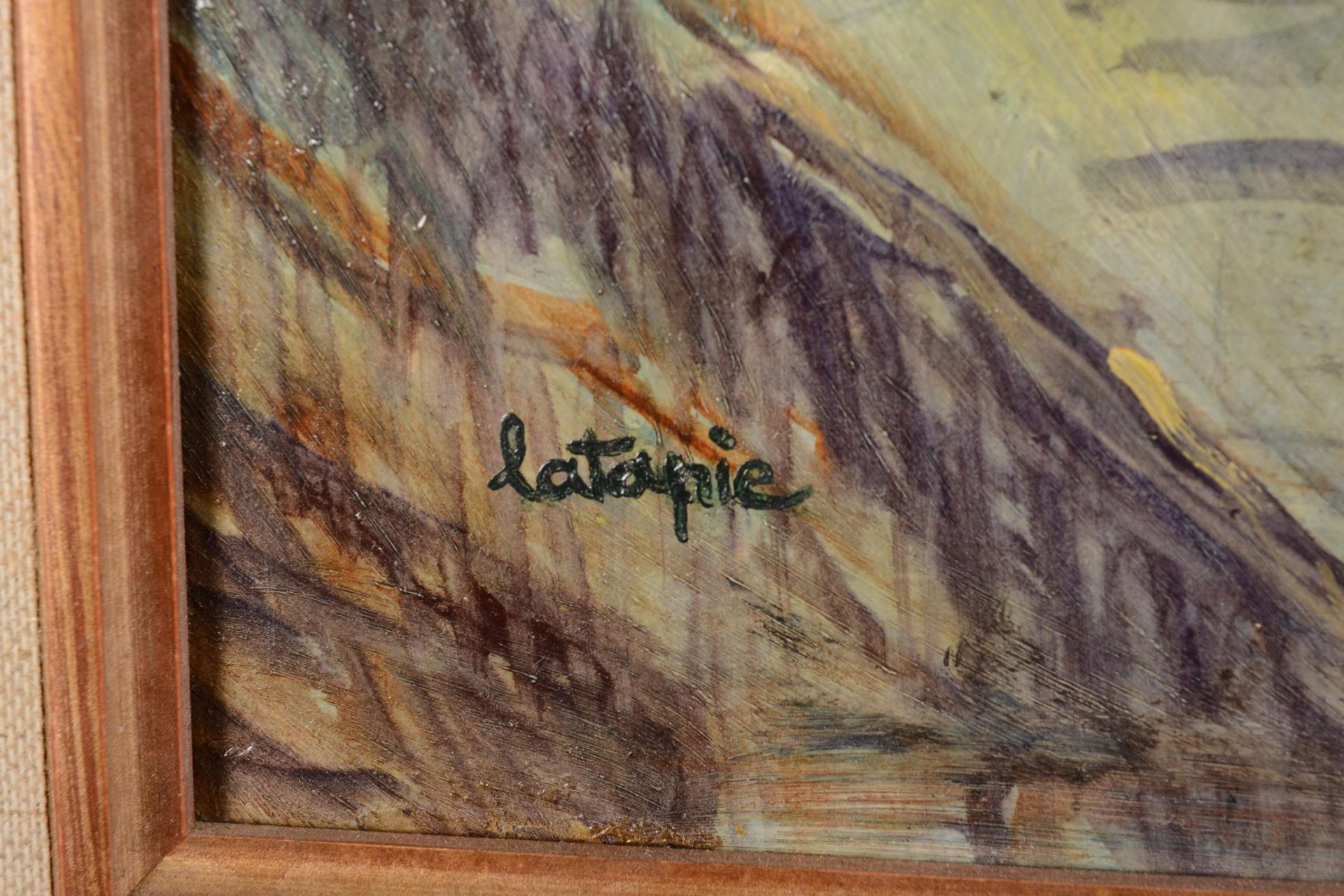 Louis Latapie | Nature morte à la carafe et à la poire (1947) | MutualArt