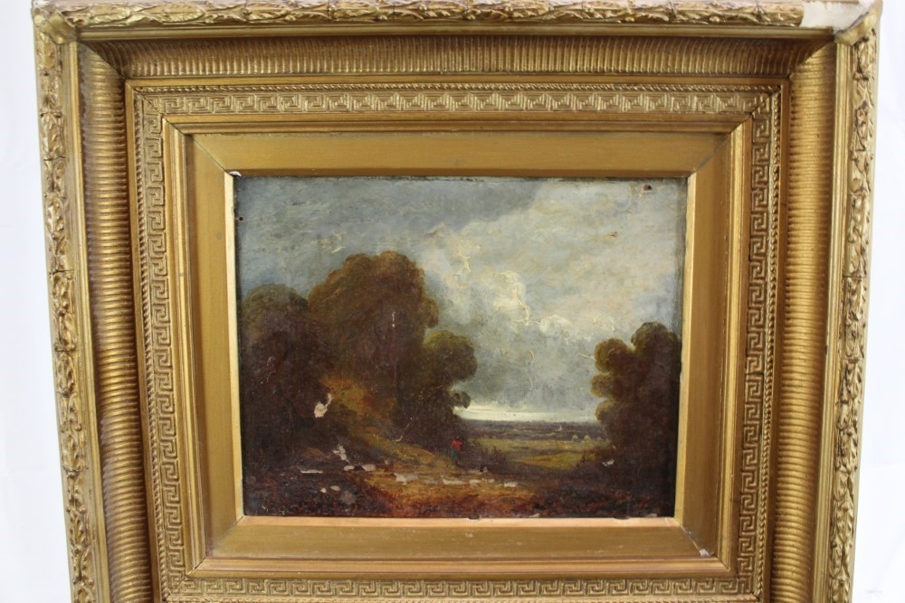 John Constable | figure in extensive landscape | MutualArt