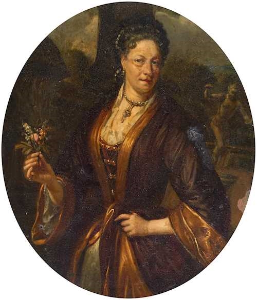 Frans Elder | Portrait of Maria Sibylla Merian | MutualArt