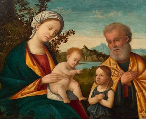 Francesco Rizzo da Santacroce | The Holy Family | MutualArt