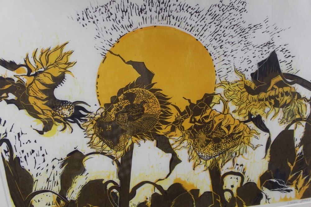 Olwen Jones | Sun and Sunflowers | MutualArt