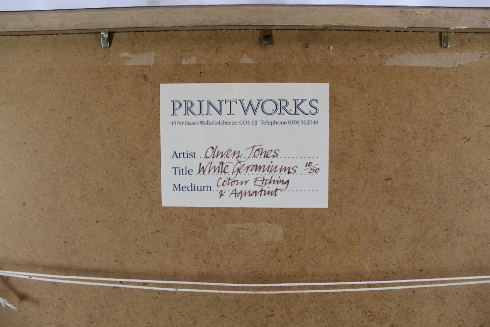 Olwen Jones | White Geraniums | MutualArt