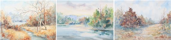Nancy Ware | 3 Midwestern Landscapes | MutualArt