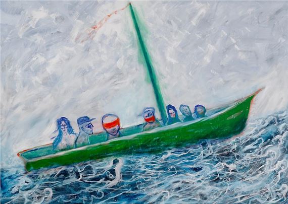 Lawrence Ferlinghetti: Painter,... | Exhibitions | MutualArt