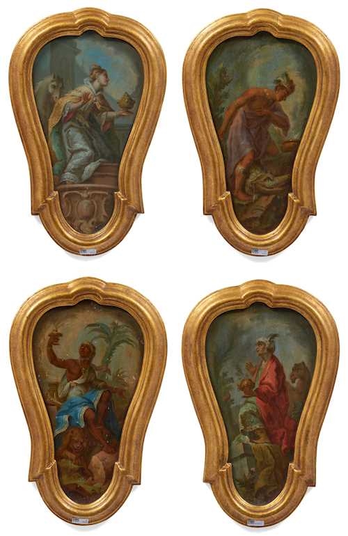 Roman School, 18th Century | Allegories of the Four Continents | MutualArt