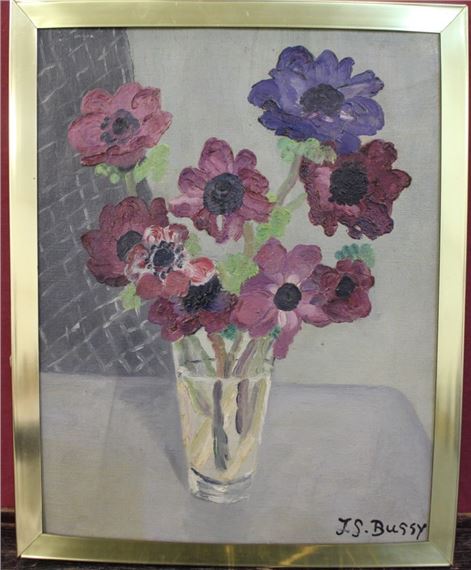 Jane Simone Bussy | Vase of flowers | MutualArt