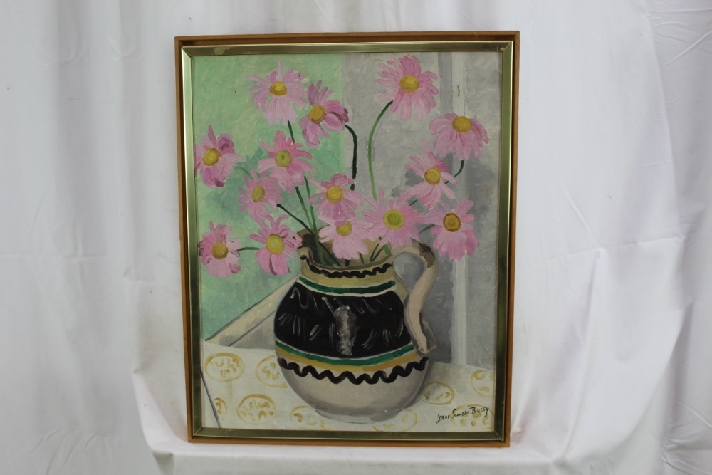 Jane Simone Bussy | Jug of flowers | MutualArt
