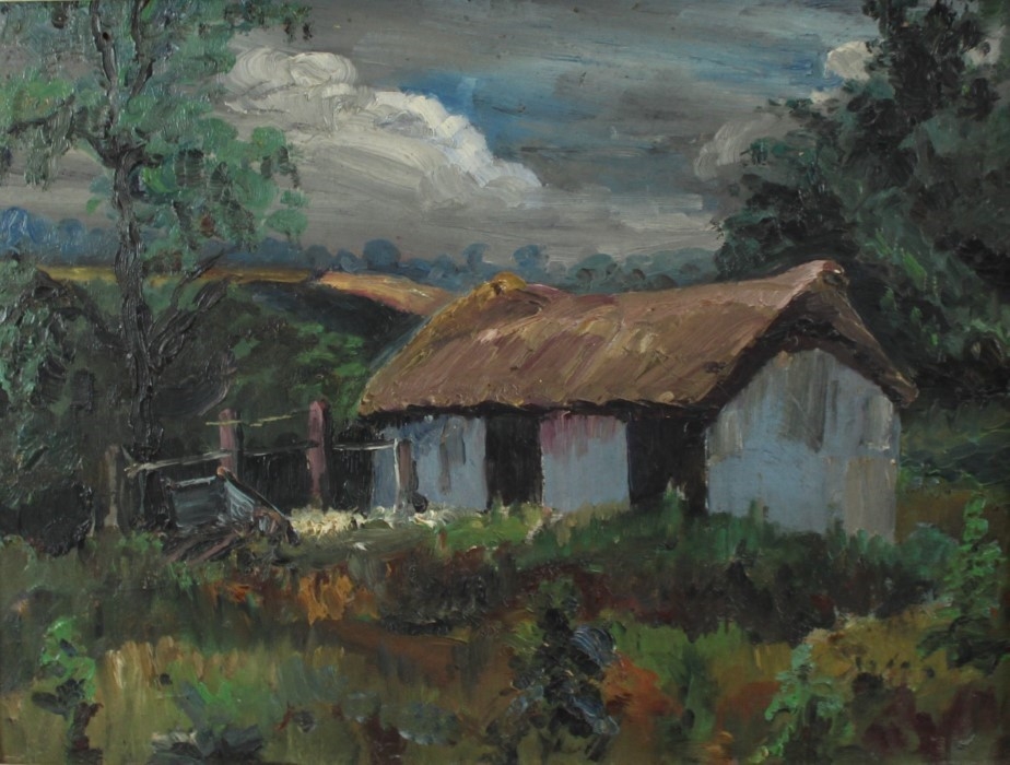 Douglas Doyle-jones | A cattle shed at The Pound (Higham); together ...