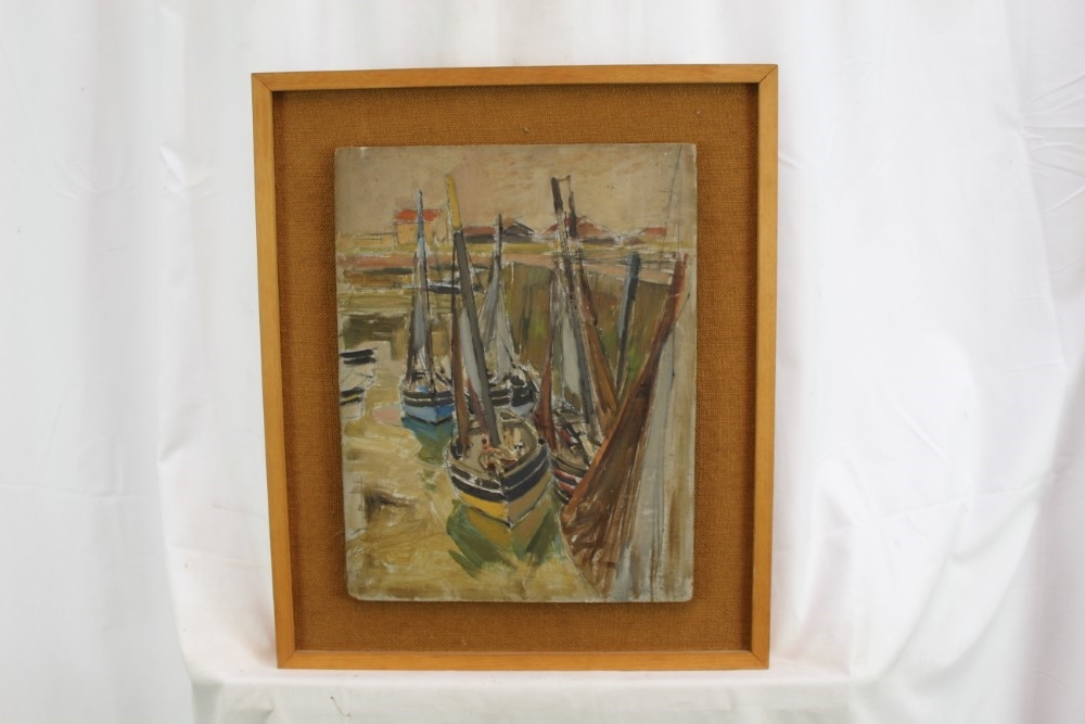Dugald Sutherland Maccall | Harbour scene | MutualArt