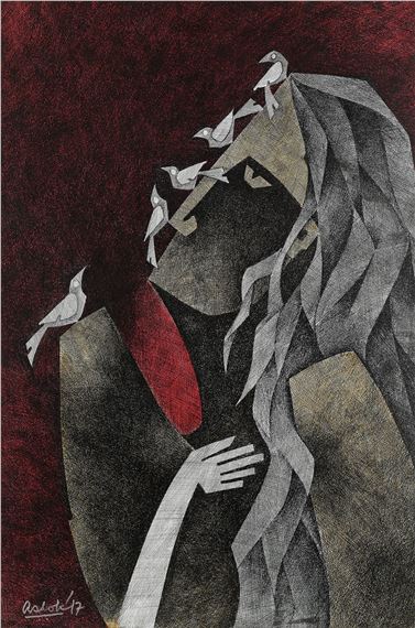 Ashok Bhowmick | Untitled (2017) | MutualArt