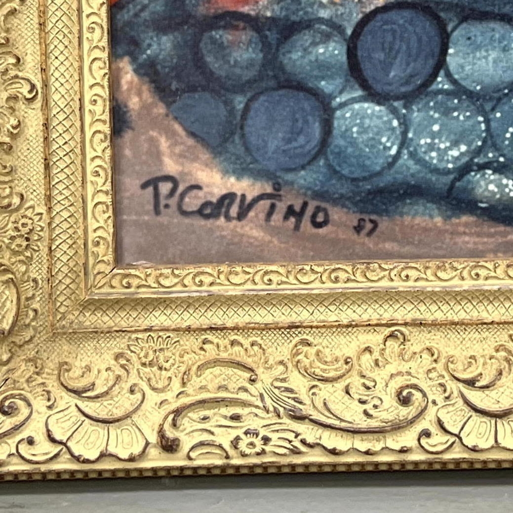 Paolo Corvino | Paolo Corvino Impressionist Wall Art on Canvas. Framed ...