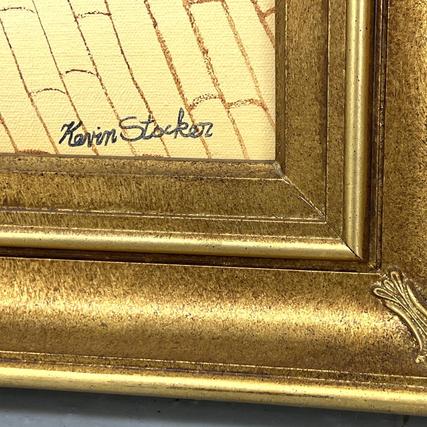 Kevin Stocker | KEVIN STOCKER Town Center Scene Painting. Ice Cream ...