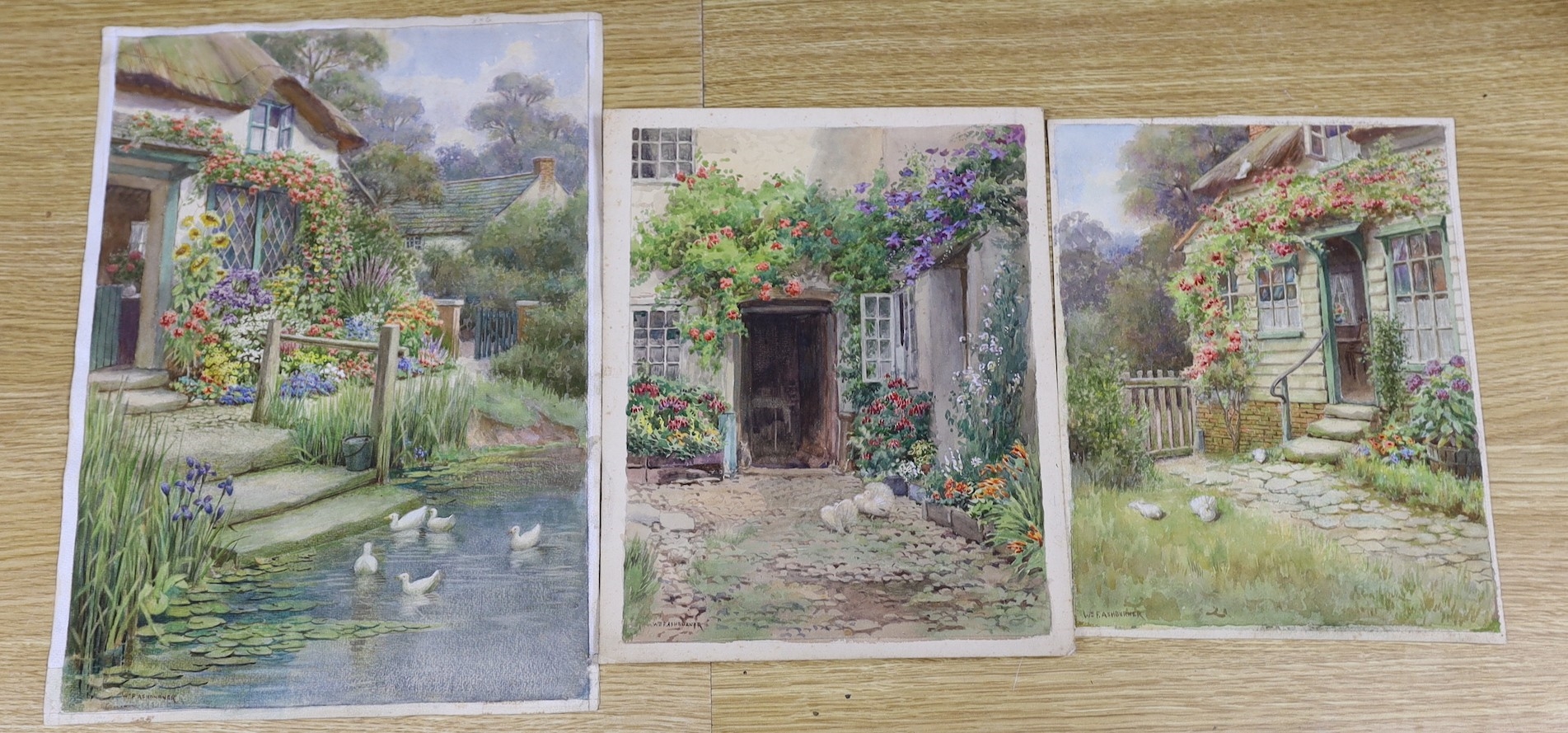 William Forbes Ashburner | Cottage Gardens | MutualArt