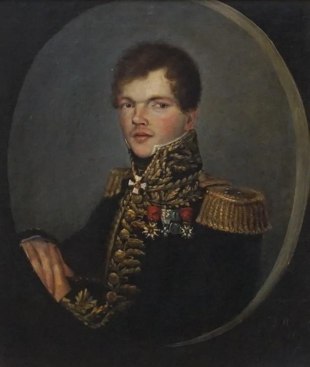 European School | Portrait of an Officer (1819) | MutualArt