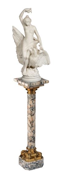 Joseph Cassaigne | Hebe feeding the eagle of Jupiter | MutualArt