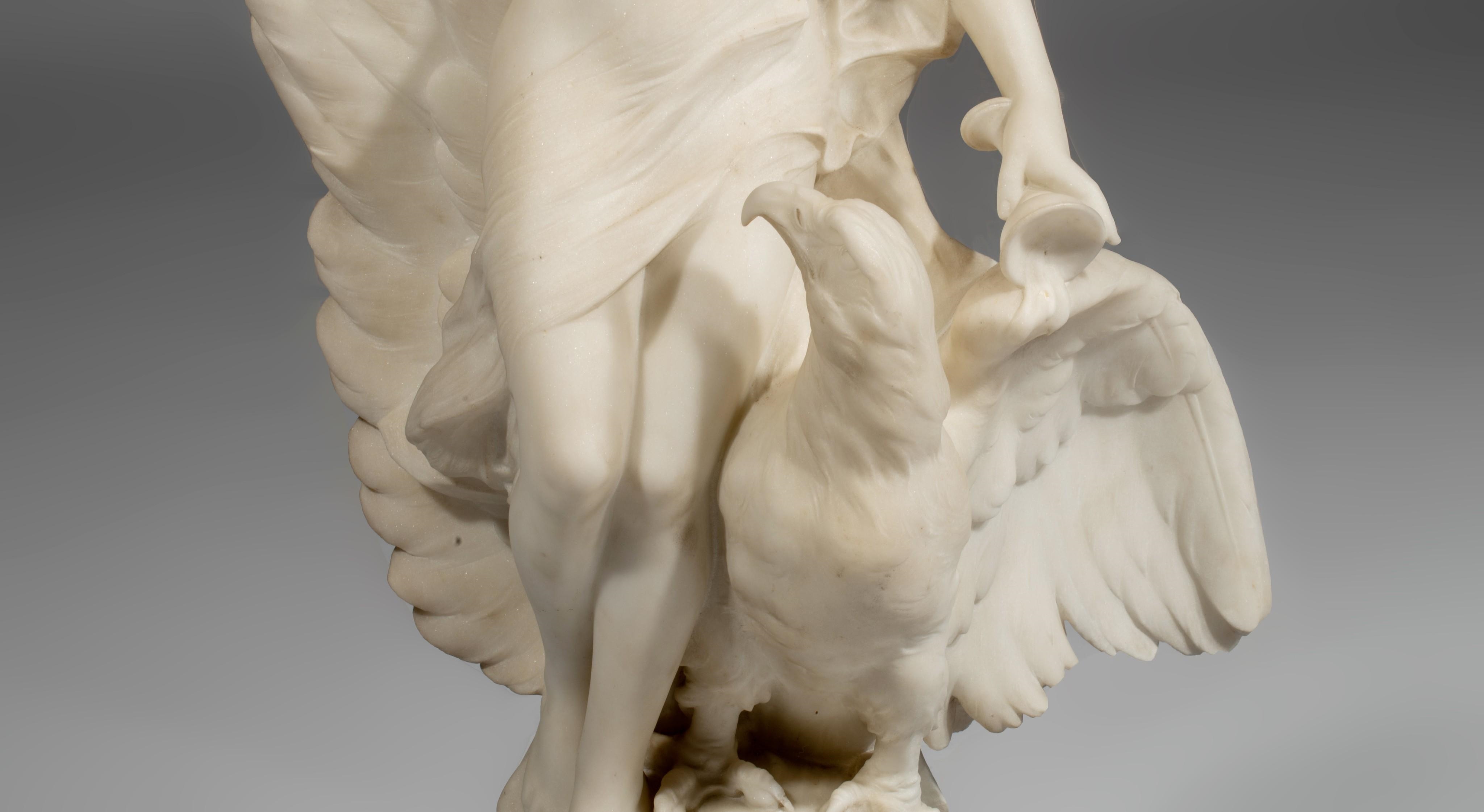 Joseph Cassaigne | Hebe feeding the eagle of Jupiter | MutualArt