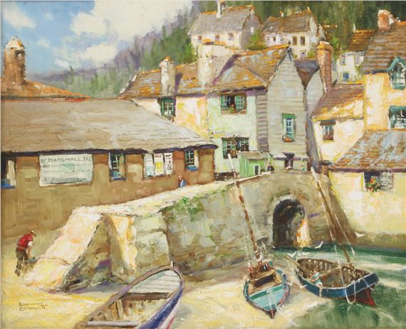 Godwin Bennett | The House on the Props Polperro | MutualArt