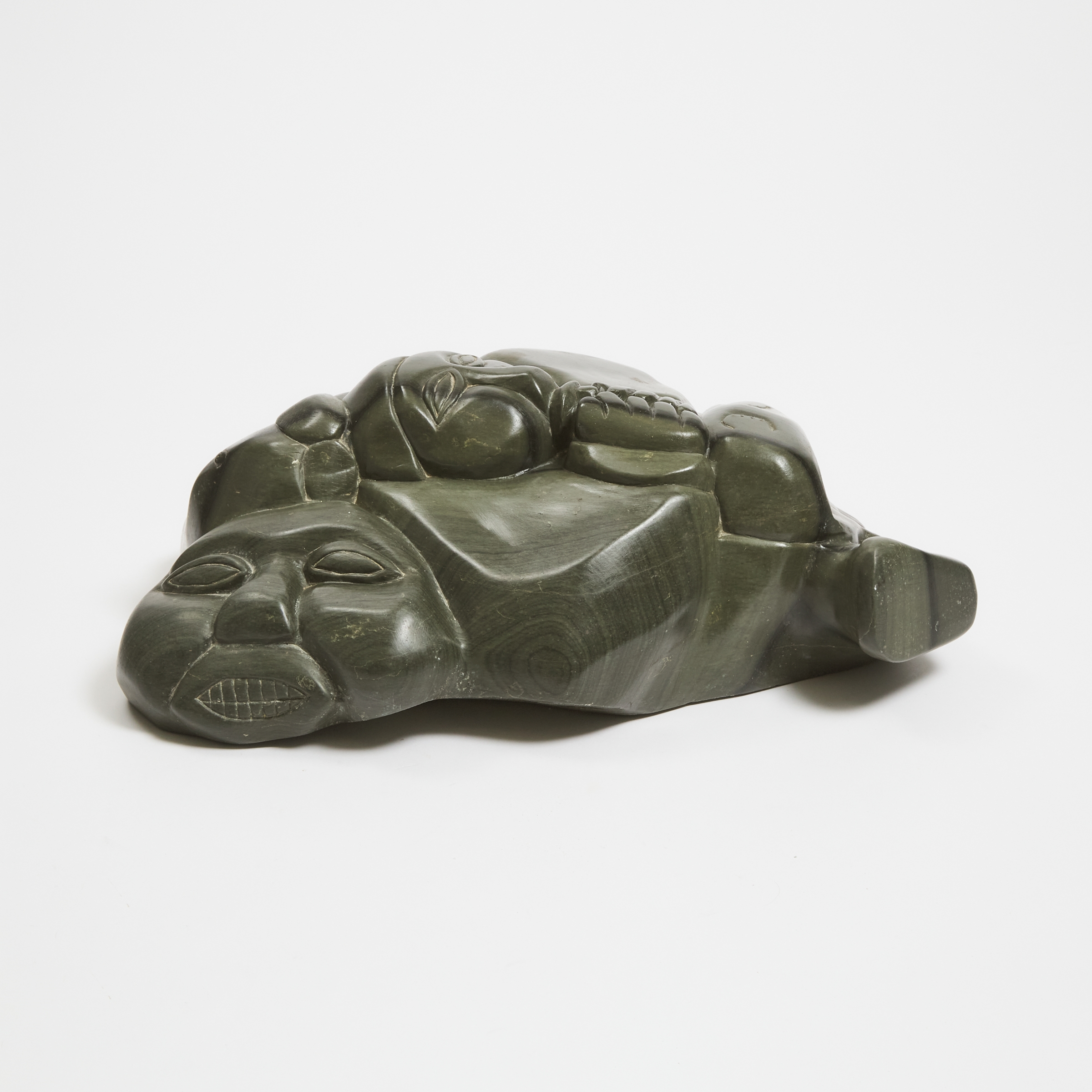 Henry Napartuk | HUNTERS WITH WALRUS INFLATING AVATAQ (SEALSKIN FLOAT ...