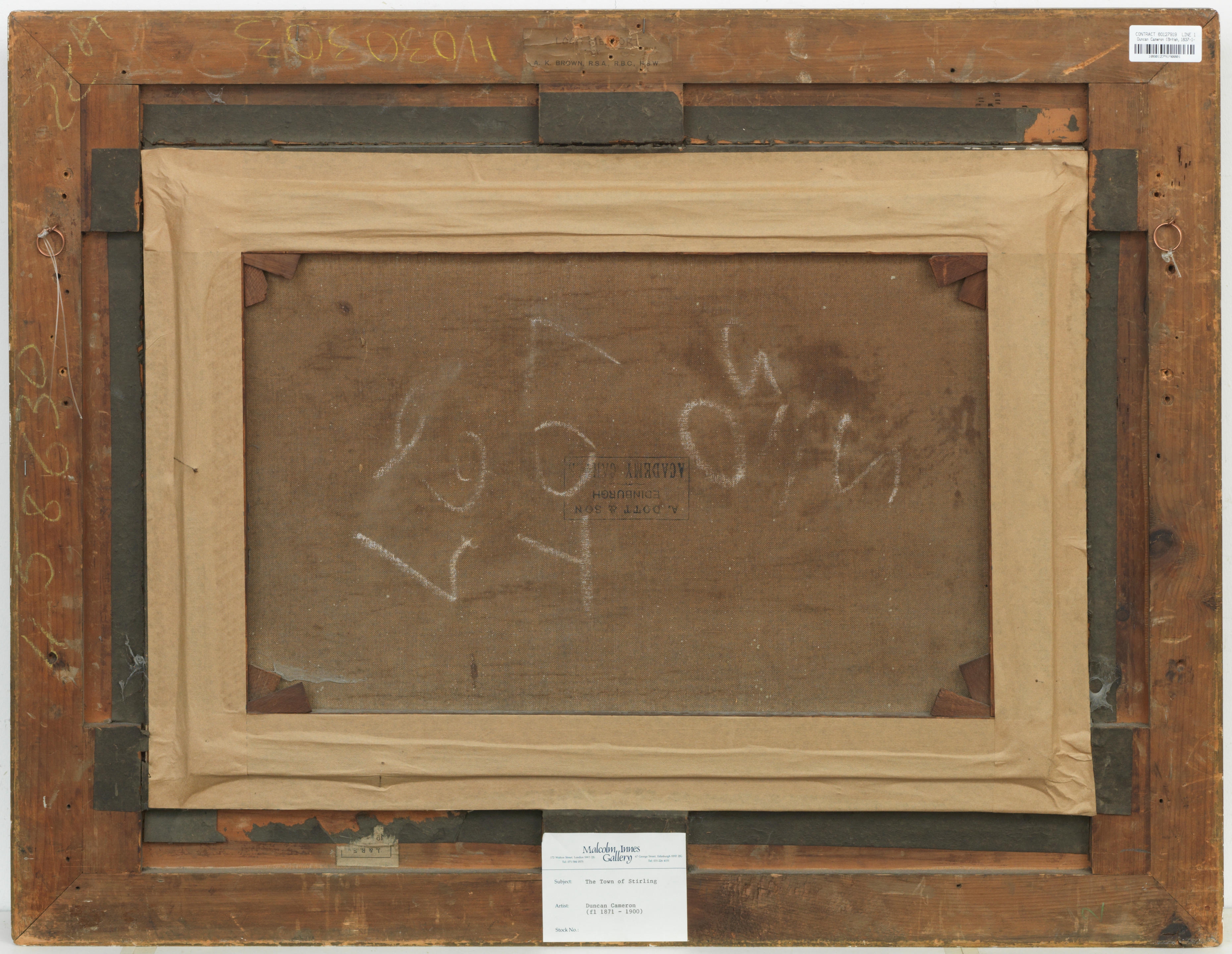 Duncan Cameron | View of Stirling | MutualArt