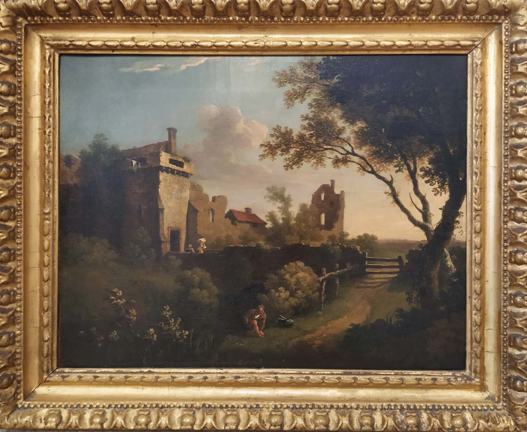 William Marlow | 'View of a Fortified Manor House' | MutualArt