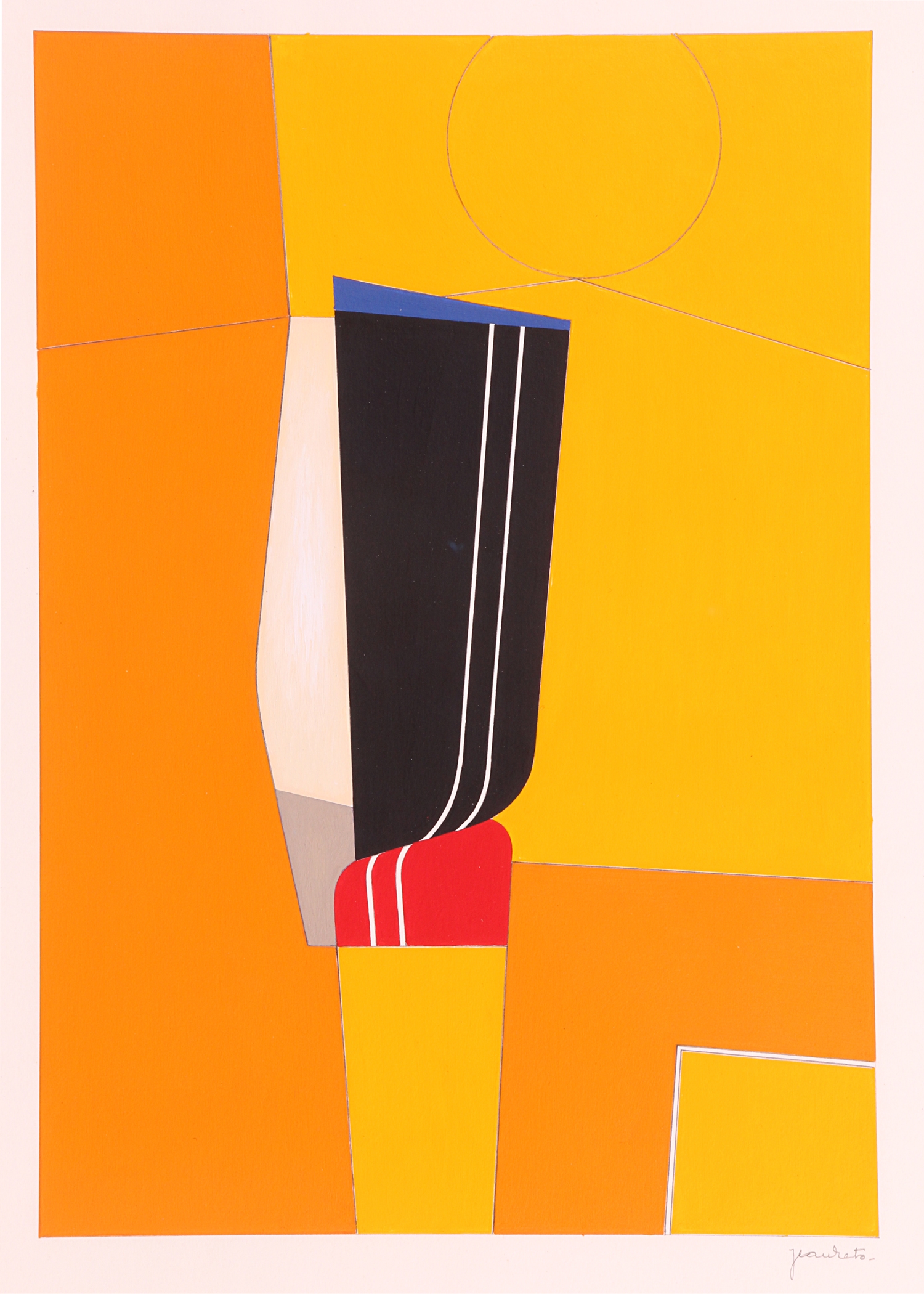 Jean Rets | Abstract grey and black | MutualArt