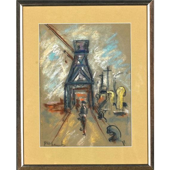 Peter Lamb | Mine Head and Figures | MutualArt