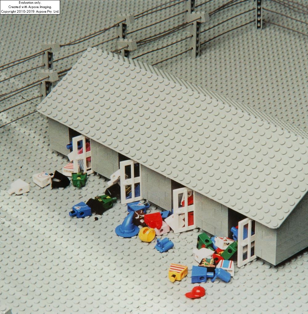 Zbigniew Libera | From the 'Lego. Concentration Camp series (1996 ...
