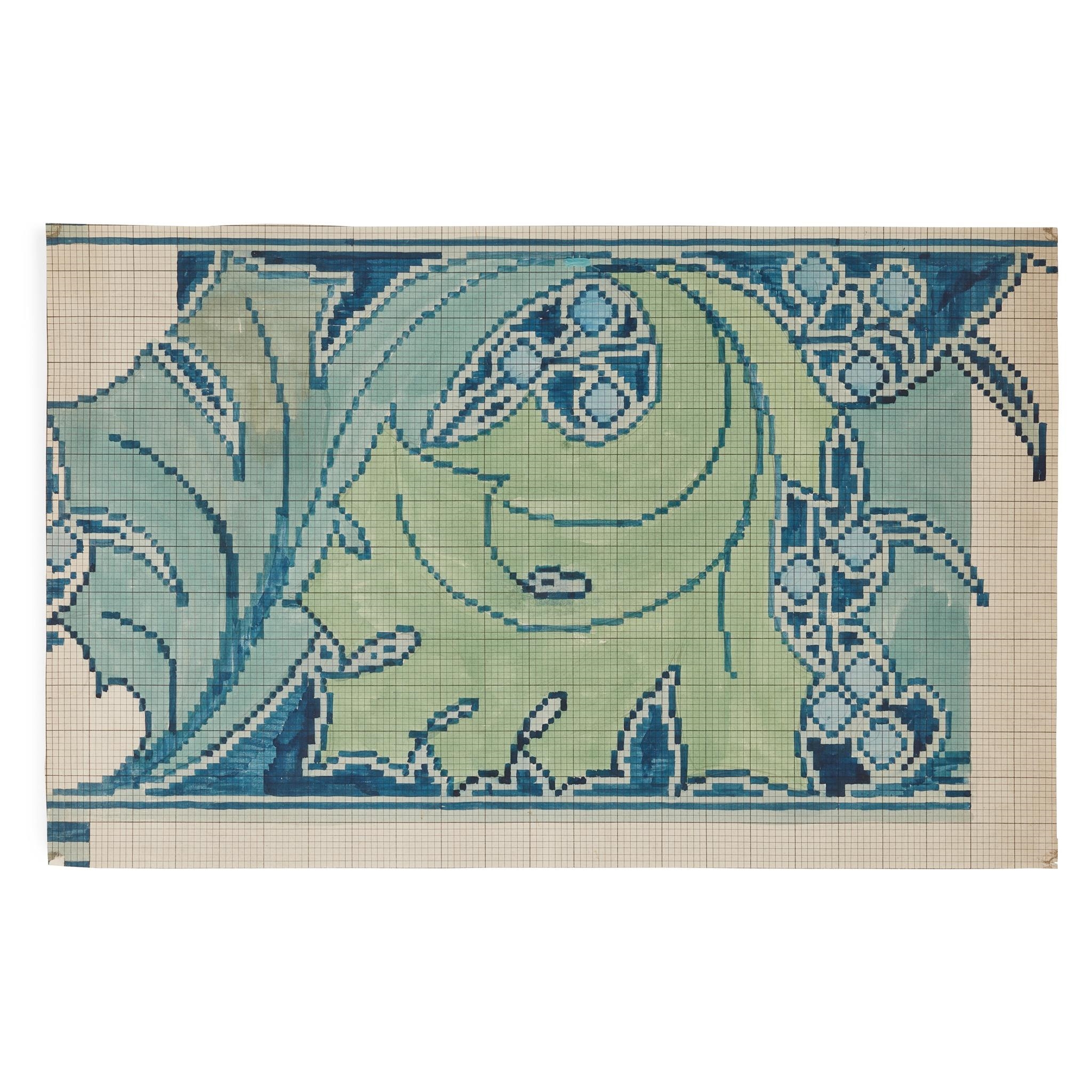 Charles Francis Annesley Voysey | DESIGN FOR A CARPET (1901) | MutualArt