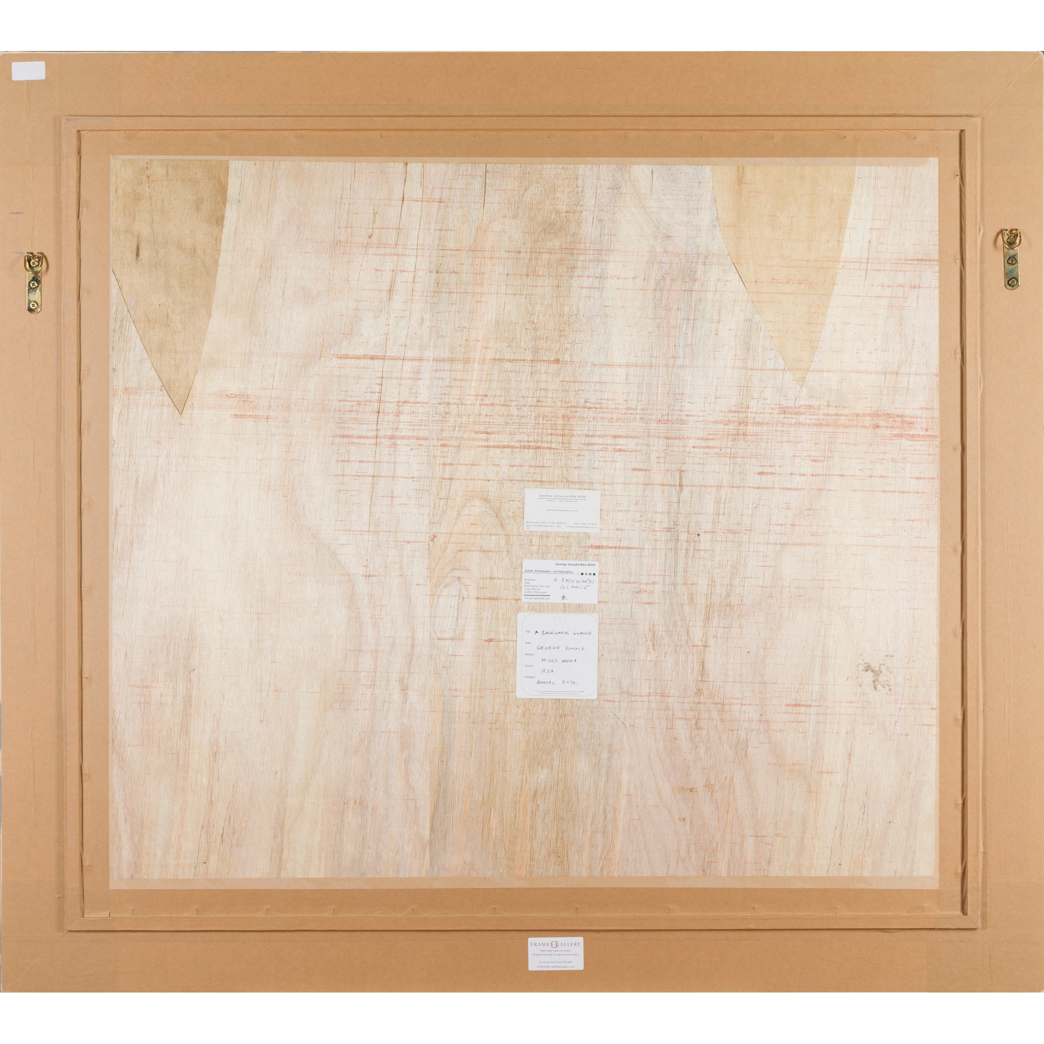 George Donald | A BACKWARDS GLANCE | MutualArt