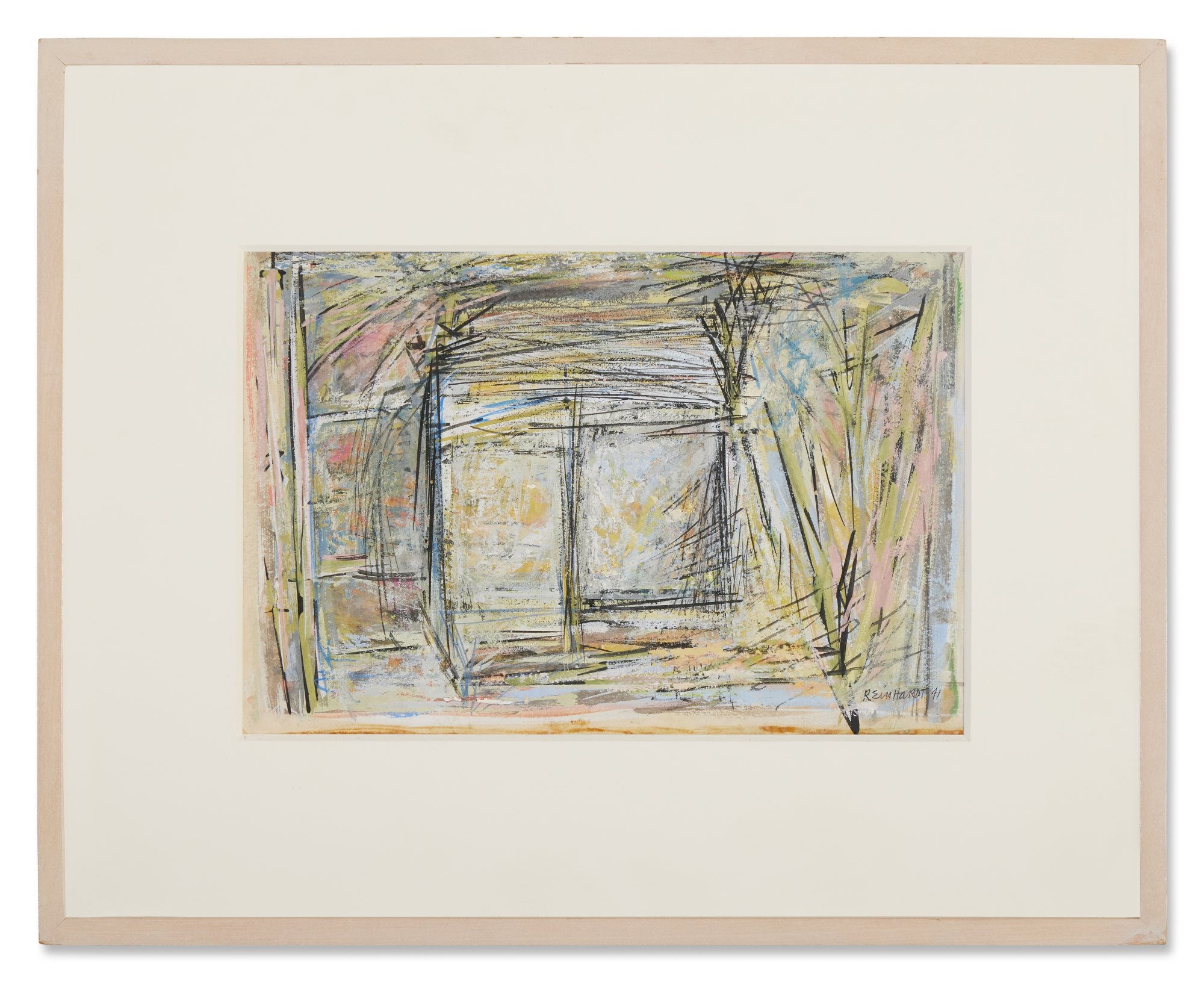Ad Reinhardt | Abstract Painting (1941) | MutualArt